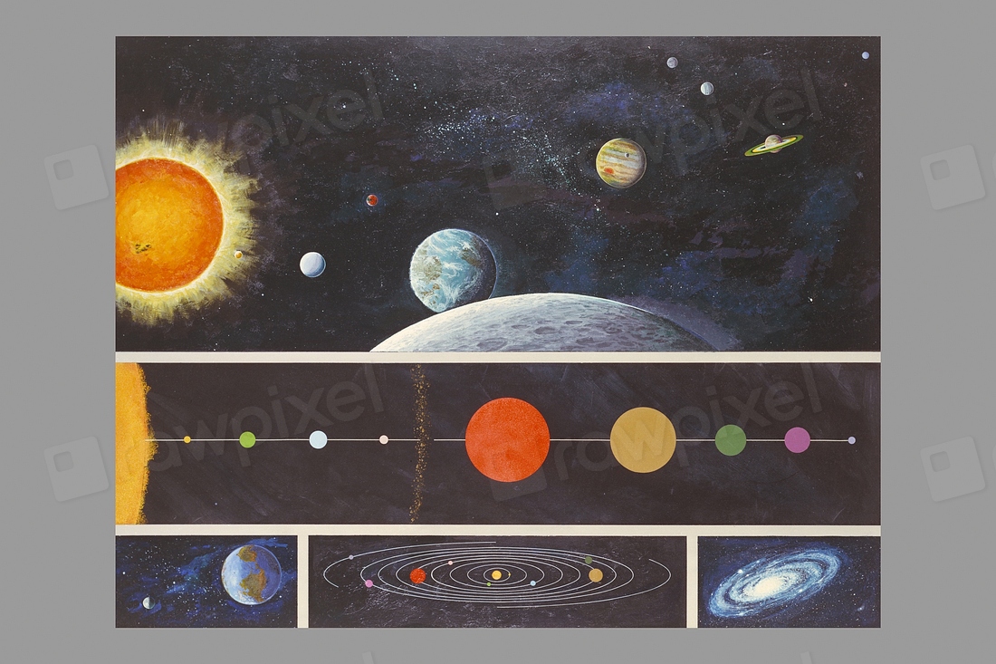 Solar system artwork. NASA ID | Free Photo Illustration - rawpixel