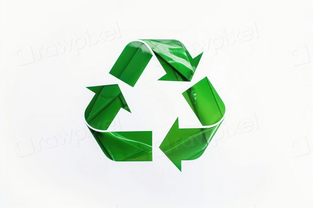 Recycle icon white background recycling | Free Photo - rawpixel