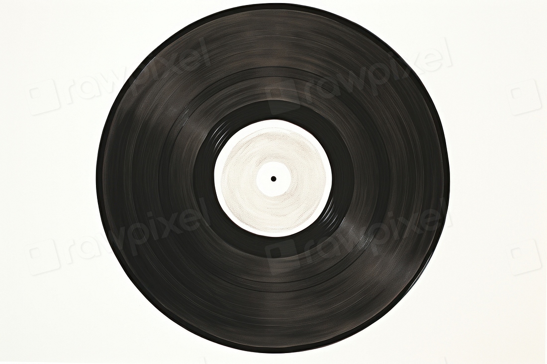 Vinyl white background technology gramophone. | Premium Photo ...