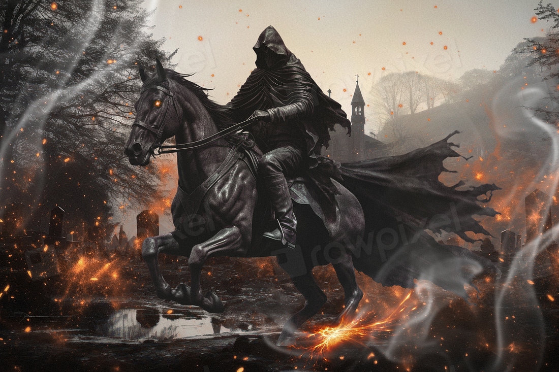 Wizard riding horse fantasy remix | Premium Photo Illustration - rawpixel