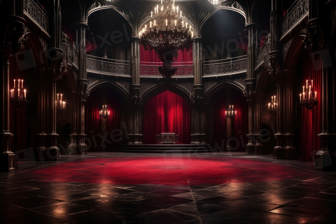 Castle hall architecture building red | Free Photo - rawpixel