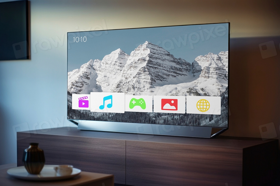 Smart TV screen mockup psd | Premium PSD Mockup - rawpixel