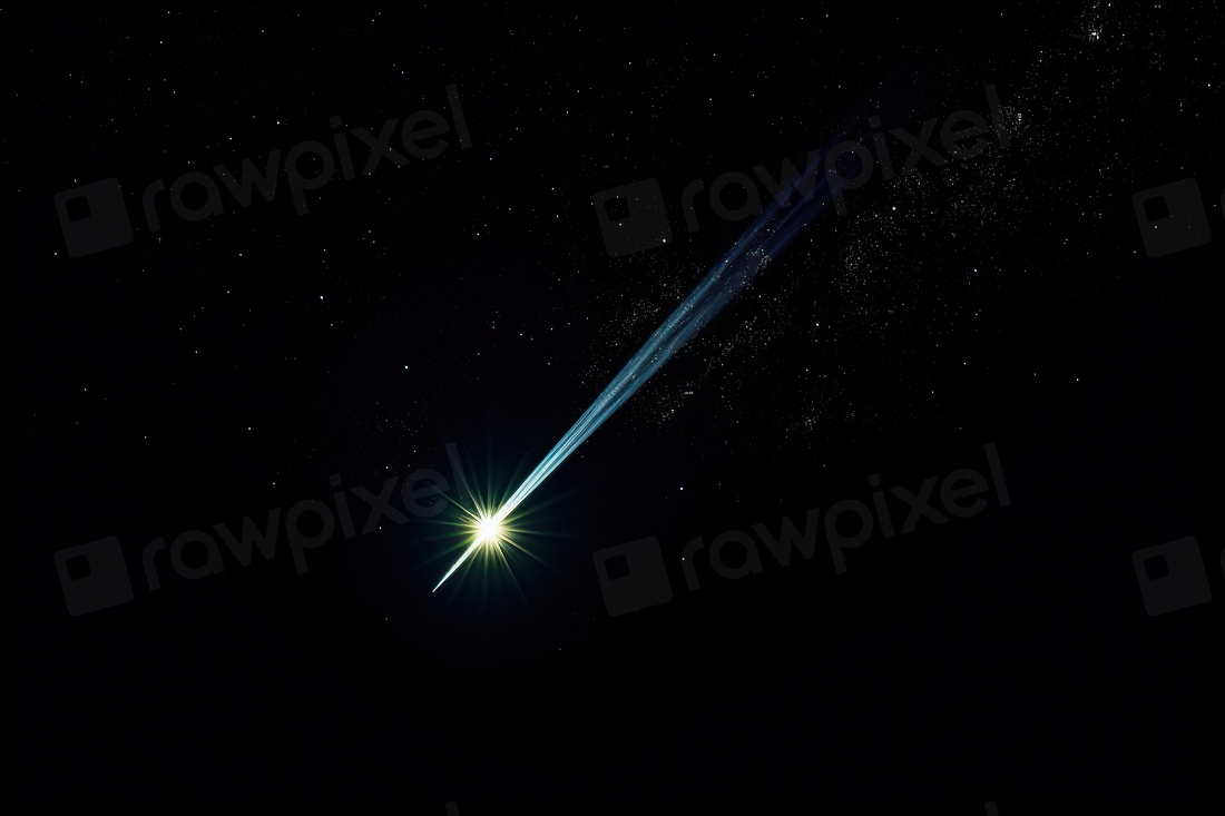 Shooting star light astronomy outdoors. | Premium Photo - rawpixel