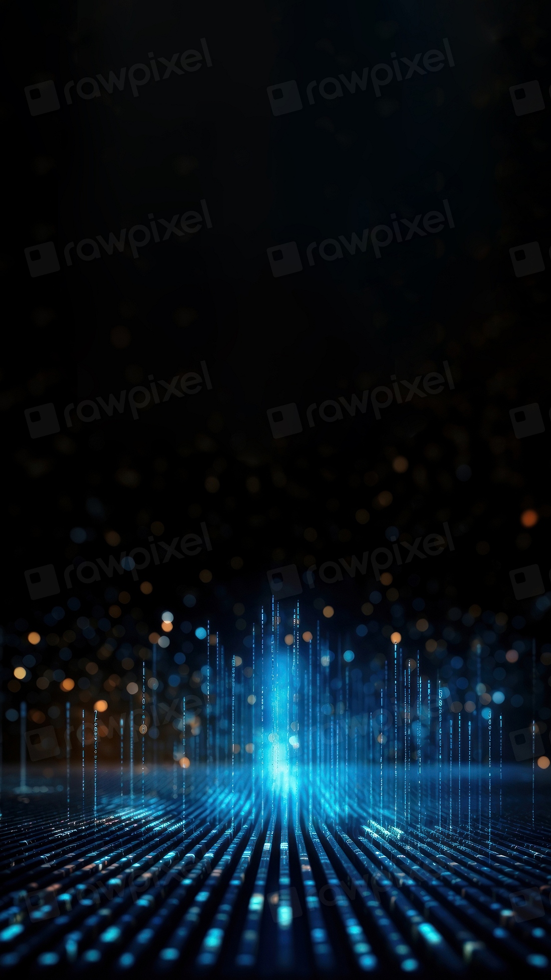 Digital numbers background, technology. AI | Free Photo - rawpixel