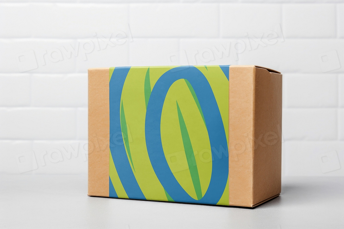 Cardboard box label, packaging design | Free Photo - rawpixel