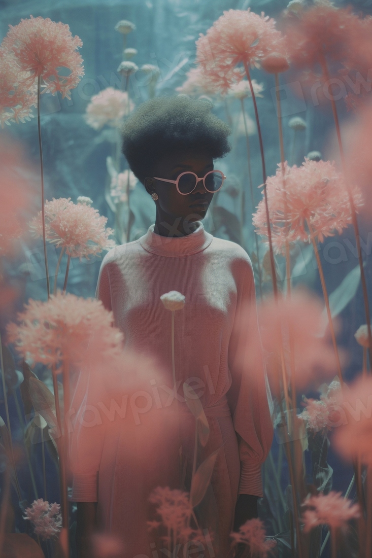 African american nature flower photography. | Free Photo - rawpixel