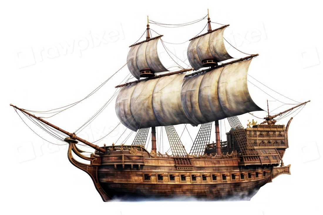 magical flying pirate ship watercraft | Premium Photo - rawpixel