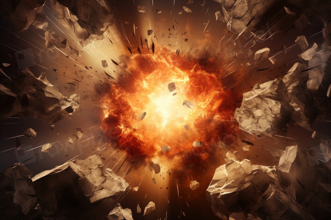 Sci-fi explosion effect backdrop | Premium Photo - rawpixel