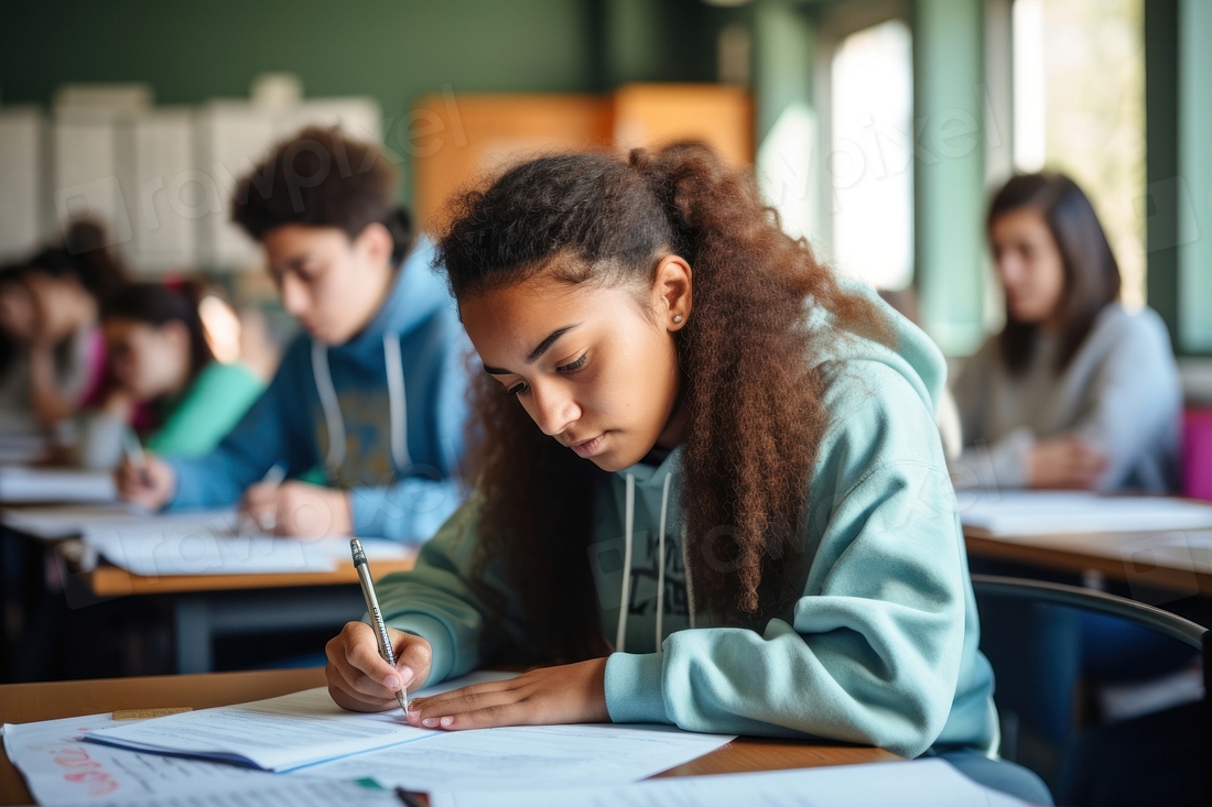 School classroom student writing. | Premium Photo - rawpixel
