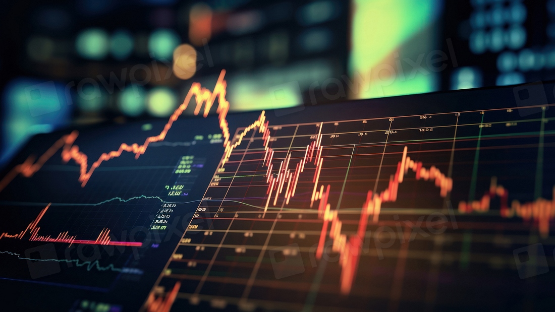 Chart technology trading backgrounds. AI | Premium Photo - rawpixel