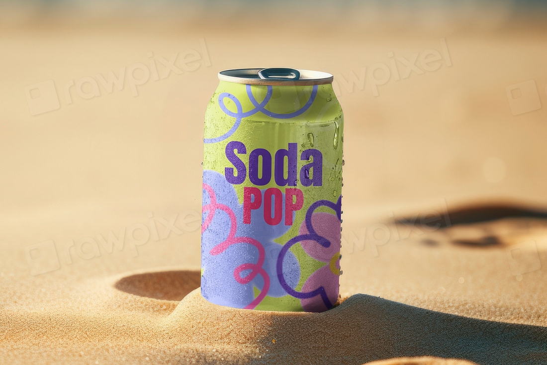 Soda can mockup, beverage packaging | Premium PSD Mockup - rawpixel