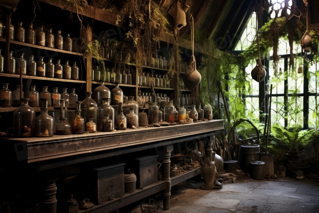 Potion racks architecture building plant | Free Photo - rawpixel