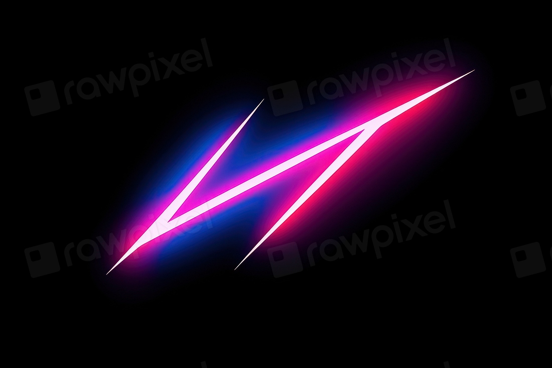 Neon png light lightning night. | Free Photo Illustration - rawpixel
