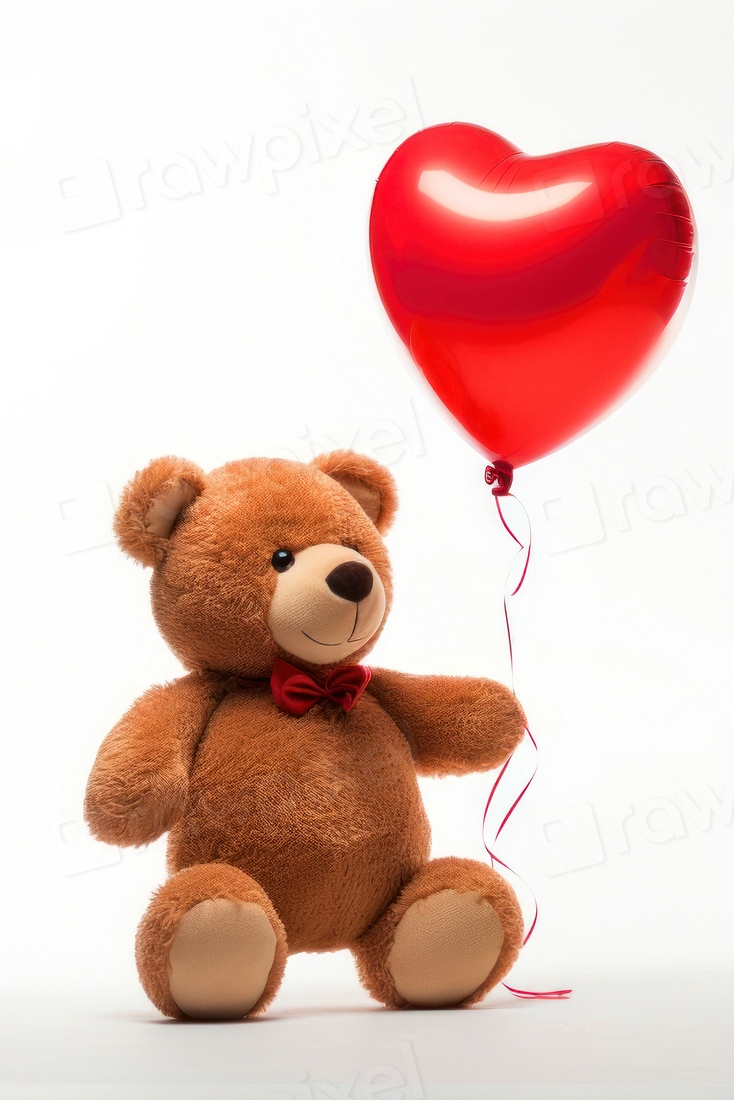 Teddy bear balloon toy representation. | Free Photo - rawpixel