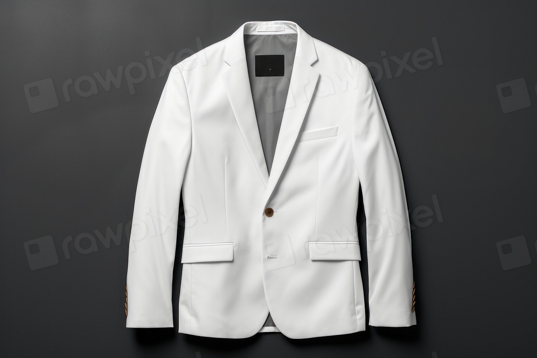 Men wareing white jacket mockup | Free Photo - rawpixel