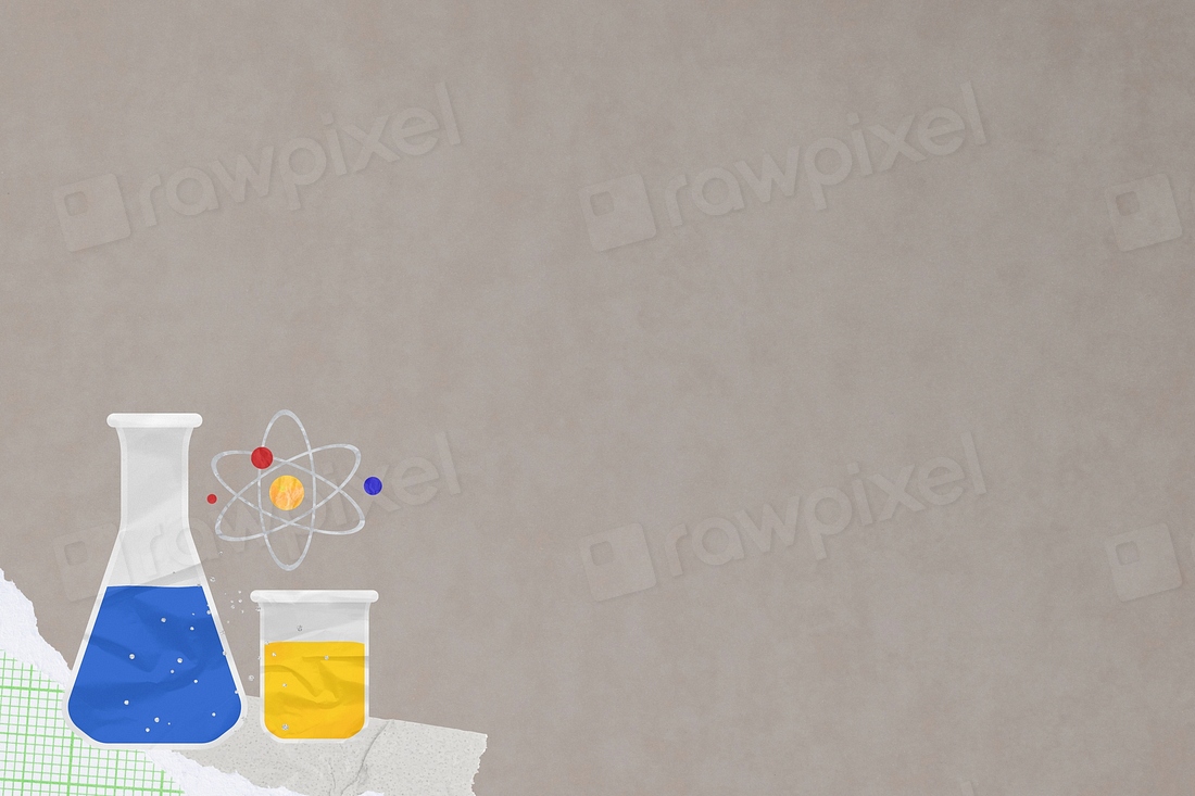 Science experiment border background, paper | Free Photo Illustration ...