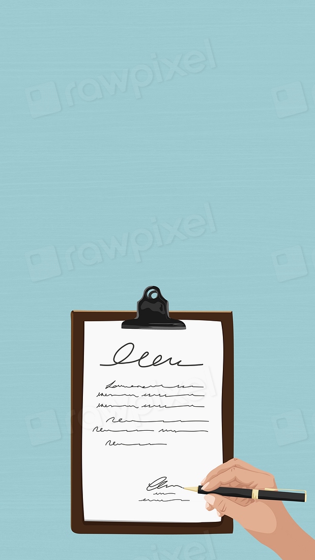 Contract signing, aesthetic illustration, design | Free Photo ...