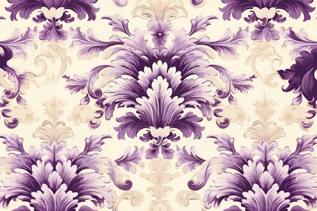 Vintage pattern muted purple art | Premium Photo Illustration - rawpixel