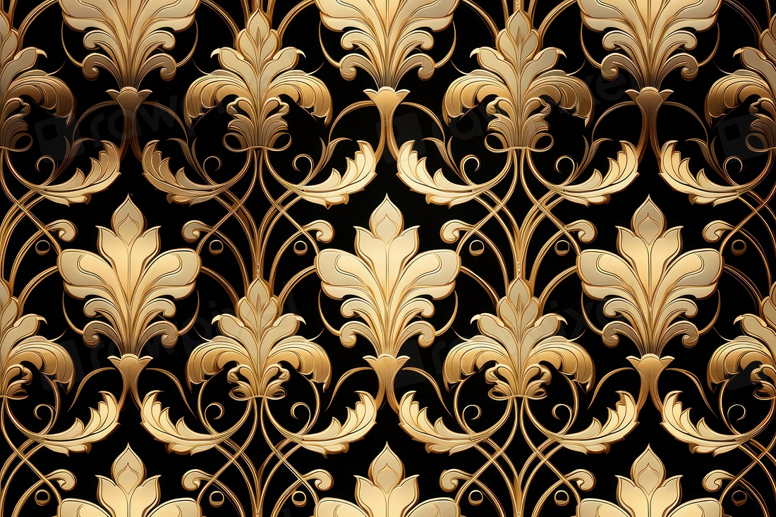 Gold vintage luxury pattern backgrounds | Premium Photo Illustration ...