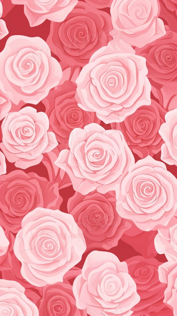 Rose pattern backgrounds flower. AI | Premium Photo Illustration - rawpixel