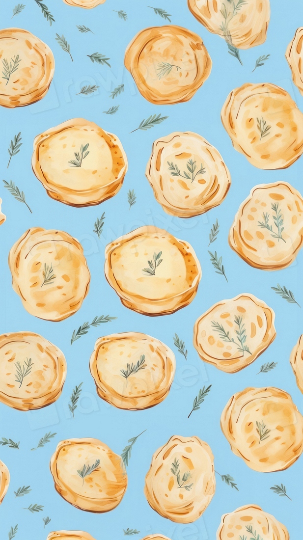 Roti pattern backgrounds blue. AI | Free Photo Illustration - rawpixel