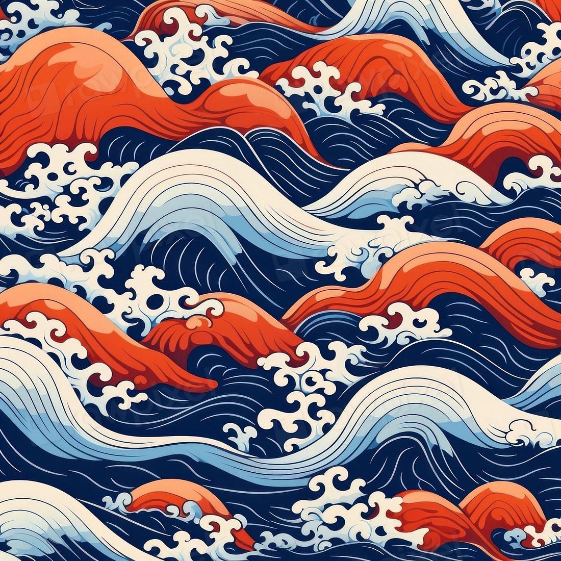 Wave pattern backgrounds art | Premium Photo Illustration - rawpixel