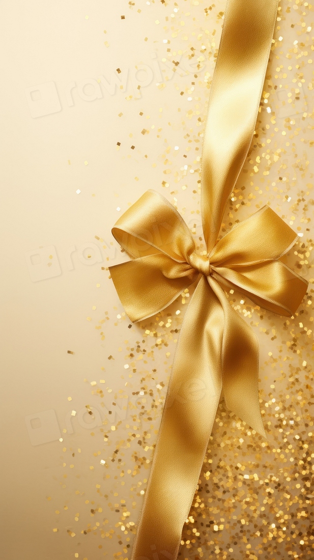Gold ribbon paper celebration | Free Photo - rawpixel