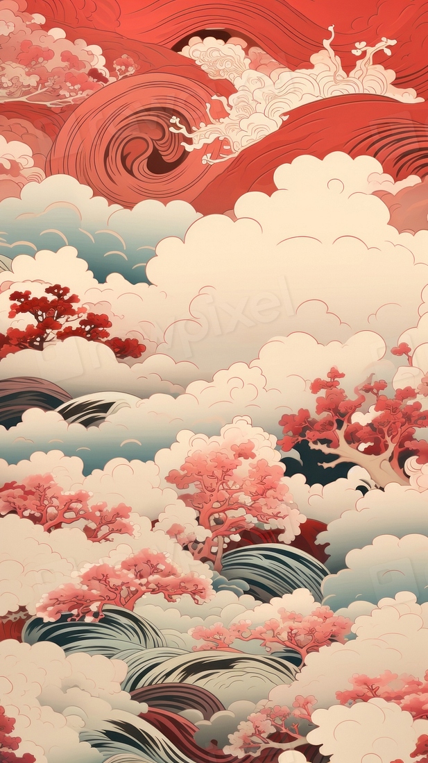 Cloud pattern wallpaper art. AI | Free Photo Illustration - rawpixel