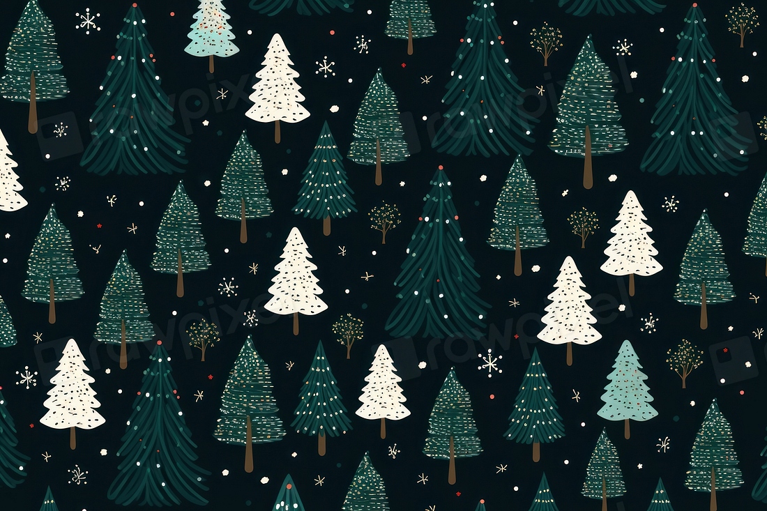 Christmas pattern backgrounds tranquility decoration. | Premium Photo ...
