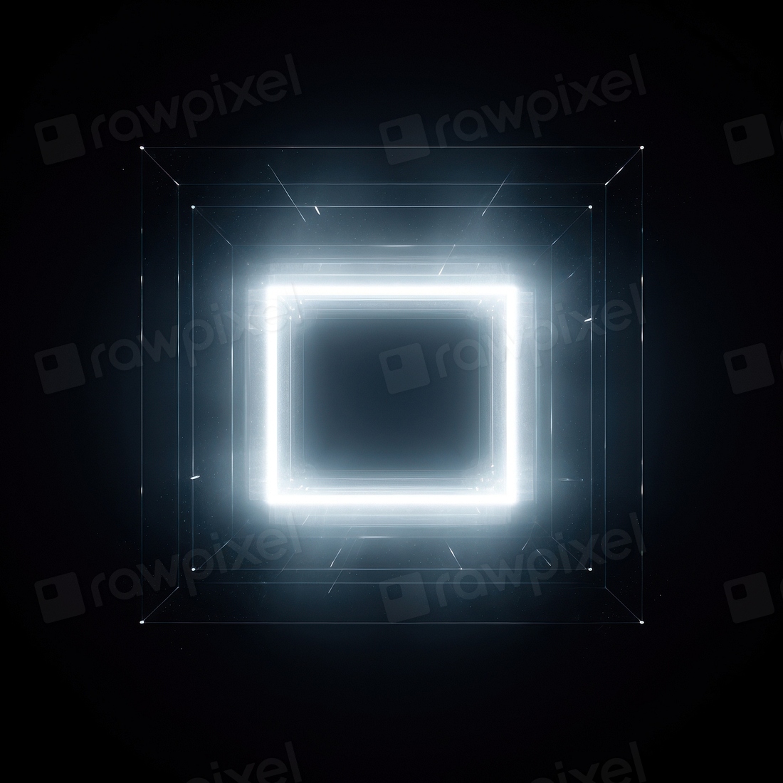 Square shape light backgrounds technology. | Free Photo Illustration ...