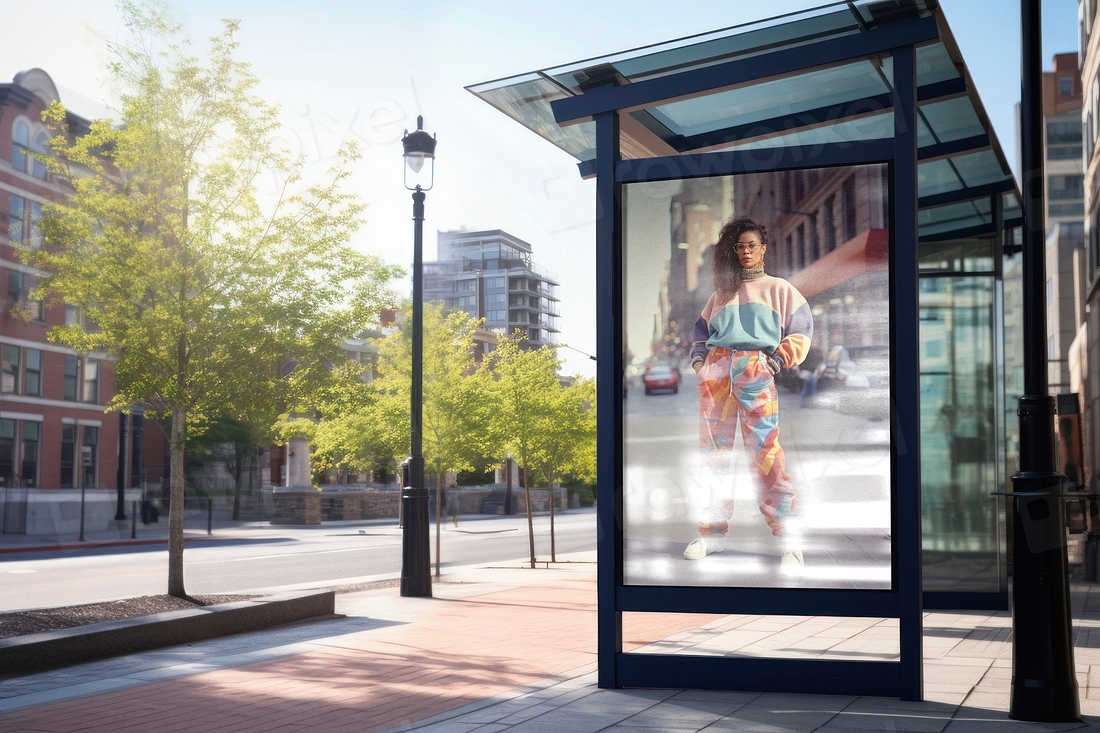 Bus station ad sign mockup | Premium PSD Mockup - rawpixel