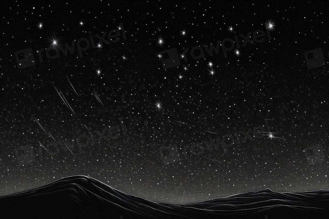 Shooting star backgrounds astronomy outdoors. | Free Photo Illustration ...