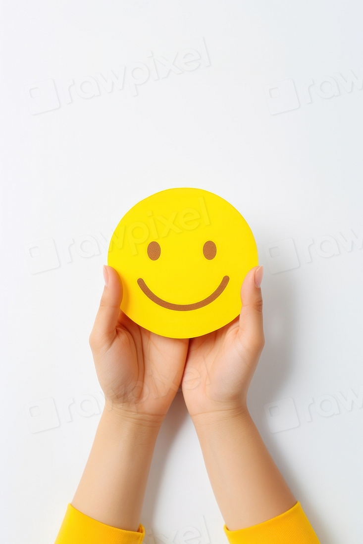 Smile face hand portrait holding. | Free Photo - rawpixel