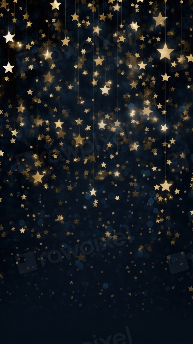Shiny glitter stars backgrounds christmas | Premium Photo Illustration ...
