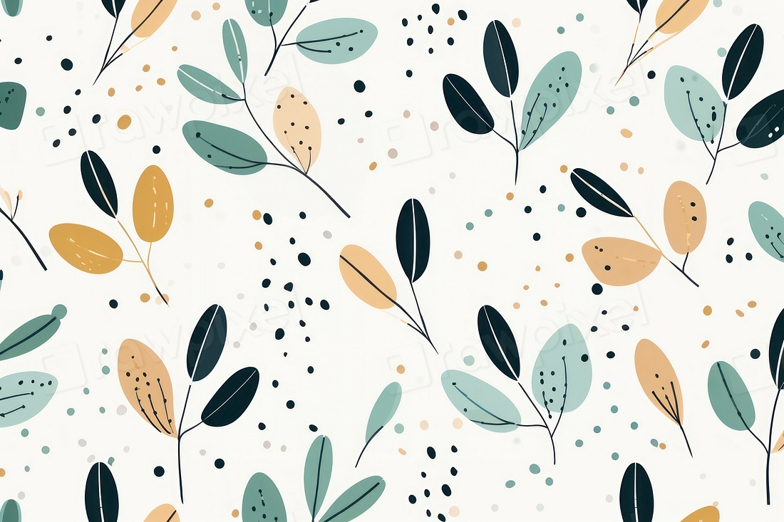 Leaf pattern backgrounds wallpaper. AI | Free Photo Illustration - rawpixel