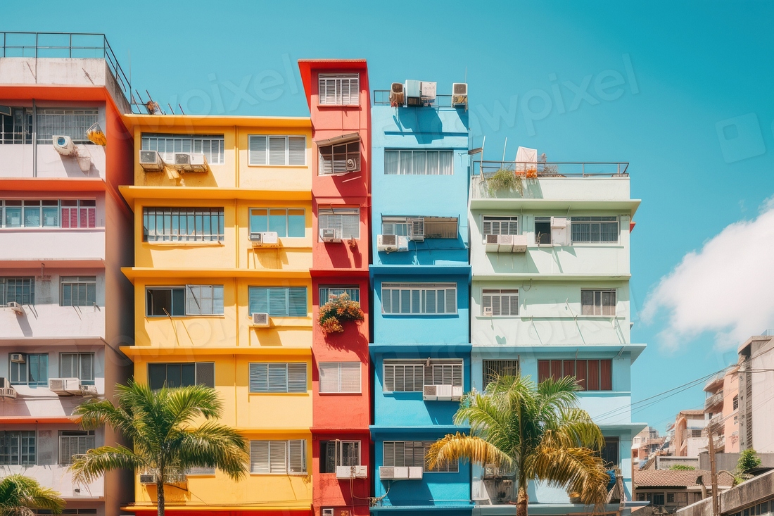 Asian apartment building architecture city | Premium Photo - rawpixel