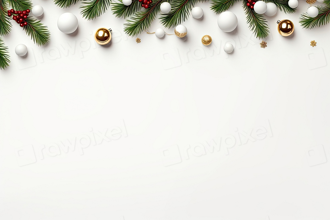 Christmas Decoration Border christmas backgrounds | Free Photo - rawpixel