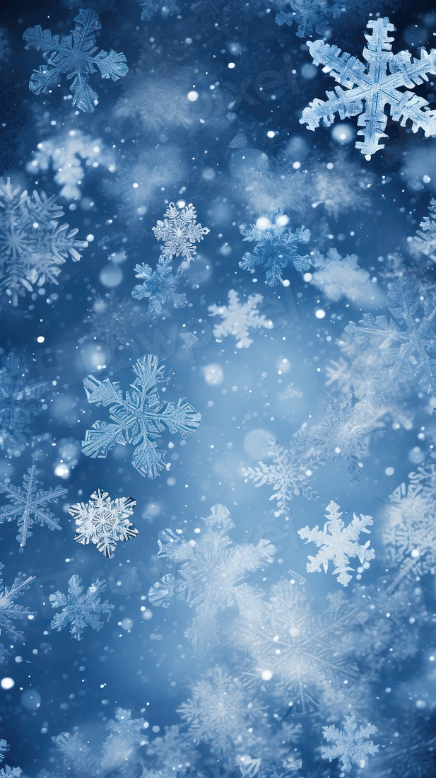 Snowflake background backgrounds celebration decoration. | Premium ...