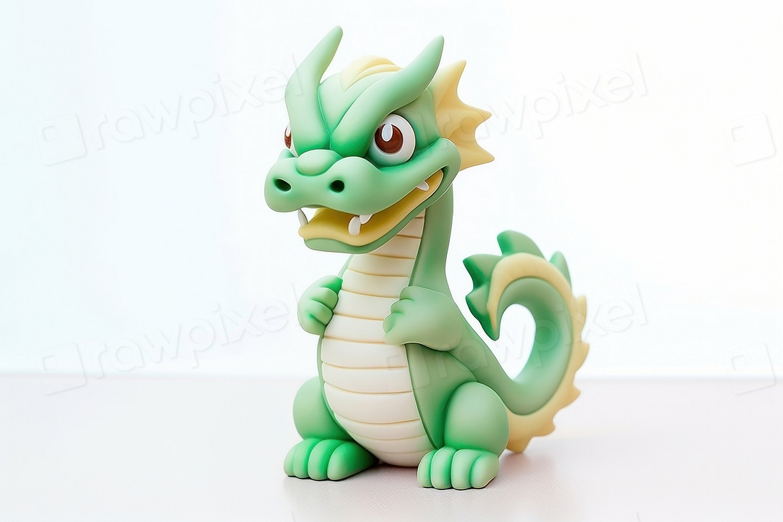 Polymer clay Chinese Dragon dragon | Free Photo - rawpixel