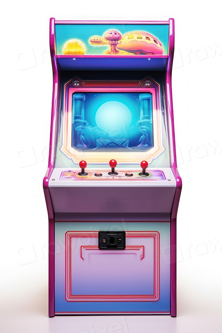 Game machine technology pinball cartoon | Free Photo - rawpixel