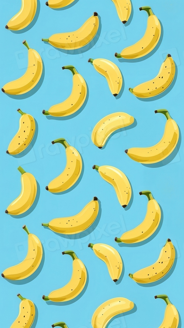 Banana banana backgrounds pattern. AI | Free Photo Illustration - rawpixel