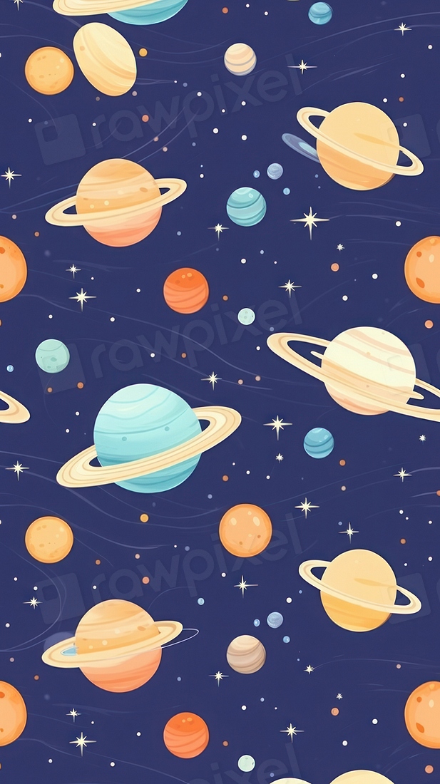 Saturn backgrounds astronomy pattern. AI | Premium Photo Illustration ...