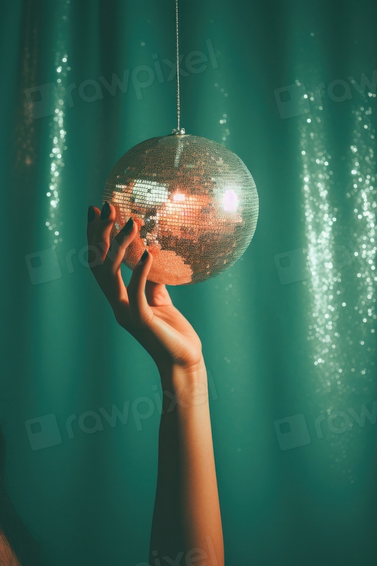 Disco ball hand hanging holding. | Free Photo - rawpixel