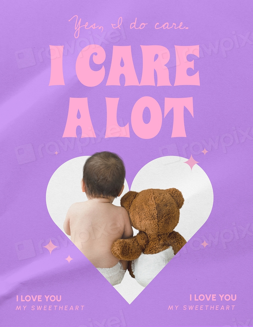 Childcare poster template | Free Photo Illustration - rawpixel