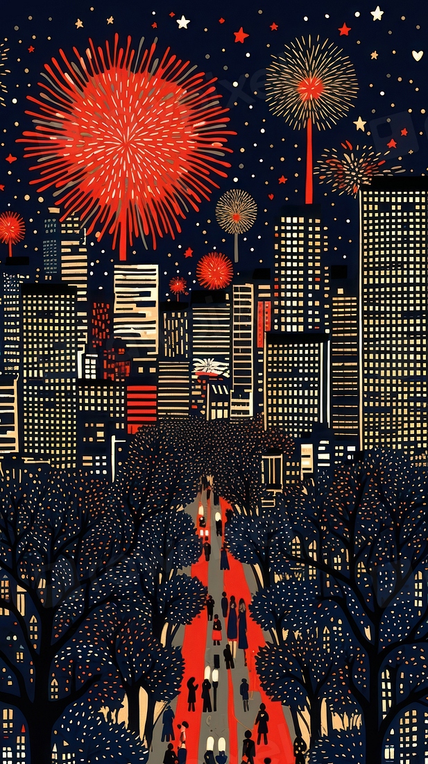 New year city architecture celebration | Premium Photo Illustration ...