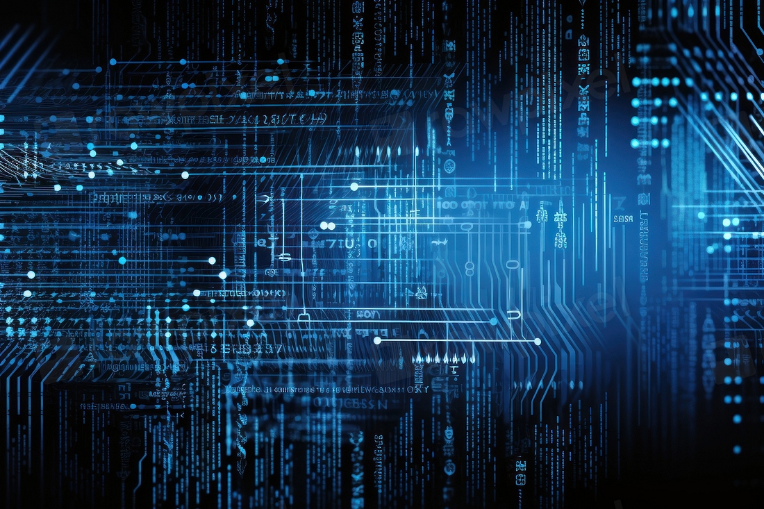 Cybersecurity backgrounds line blue. | Free Photo - rawpixel