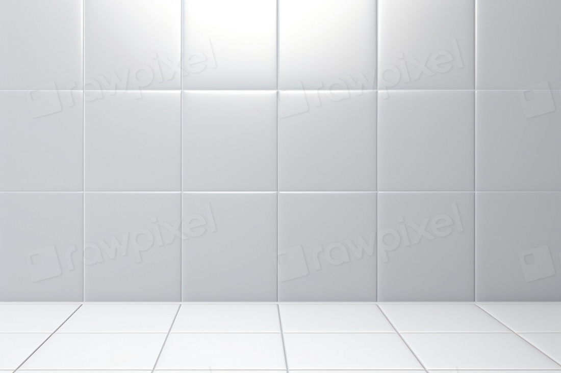 White tile backgrounds wall architecture. | Premium Photo Illustration ...