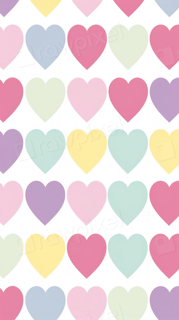 Heart pattern backgrounds abstract repetition. | Free Photo ...