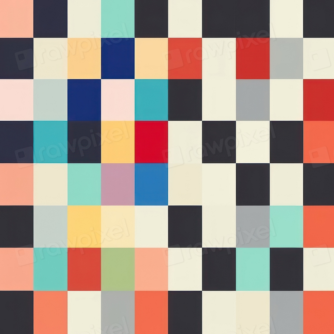 Bauhaus grid pattern backgrounds art | Premium Photo Illustration ...
