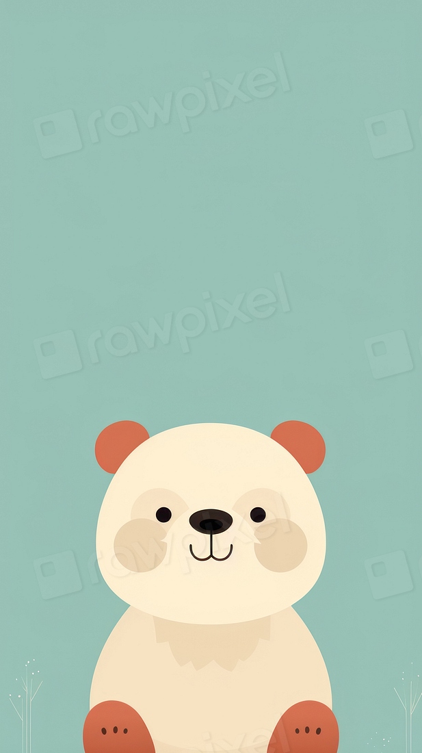 Cute animal background cartoon mammal | Free Photo Illustration - rawpixel